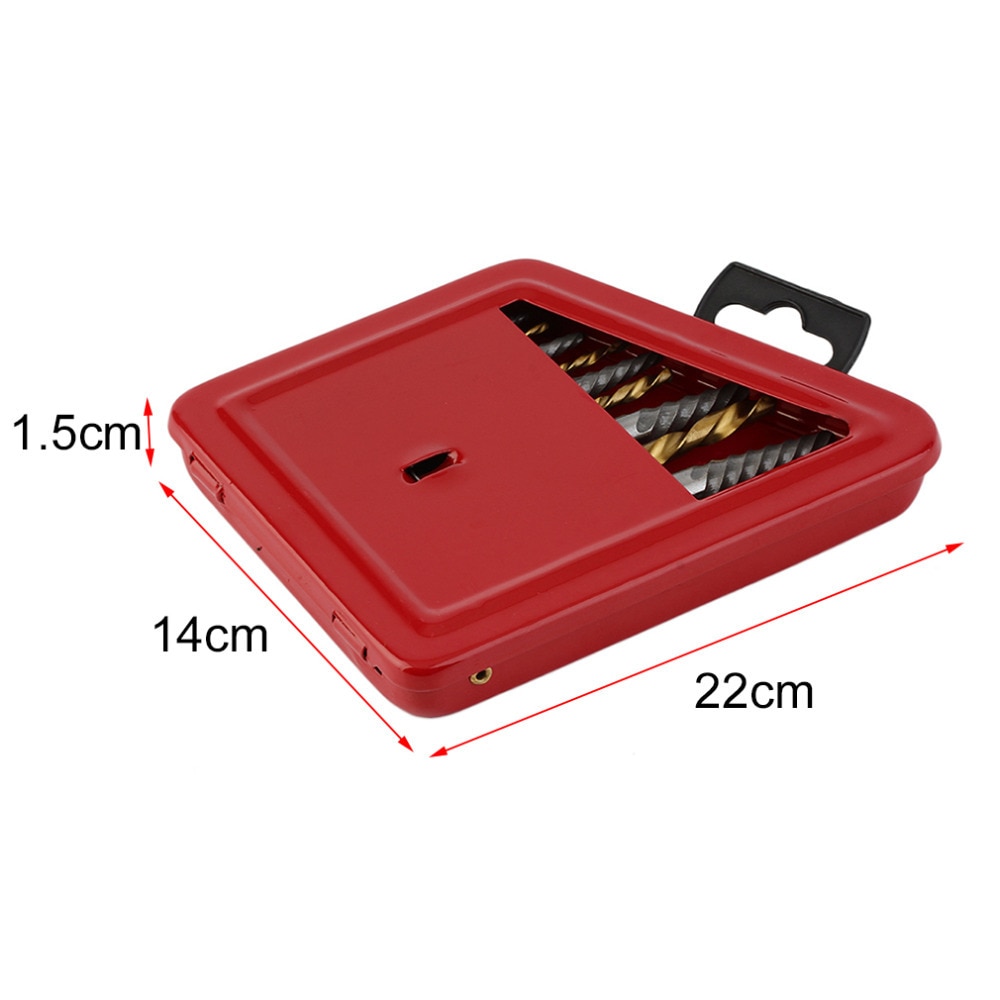 Set extractoare suruburi rupte si burghie, 10 buc - eMAG.ro