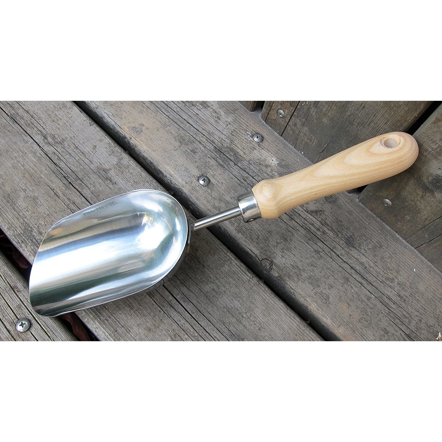 Lopatica, Inox/Lemn, 33.5 cm - eMAG.ro