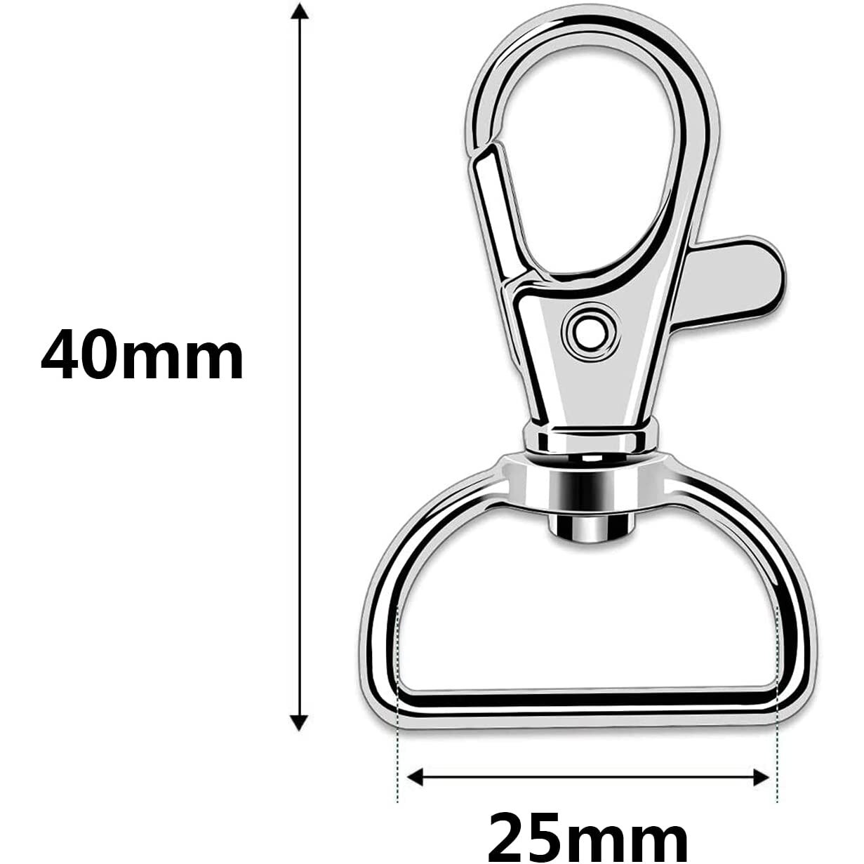 Set 20 brelocuri chei, Aliaj de zinc, 40 x 25 mm, Argintiu - eMAG.ro