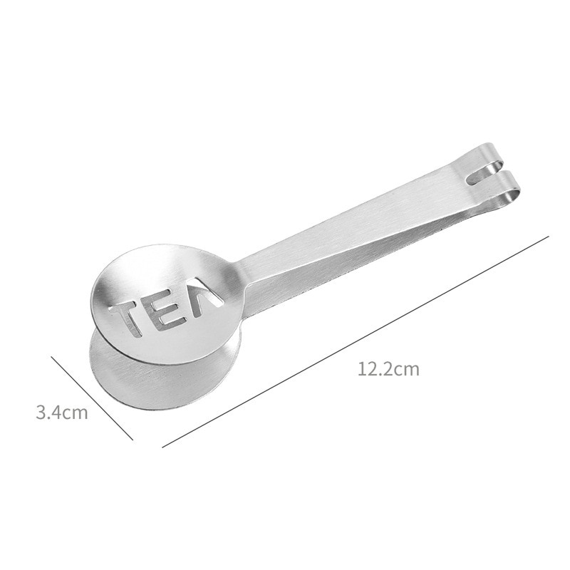 Storcator pliculet de ceai, Otel inoxidabil, 12.2x3.4 cm, Argintiu ...