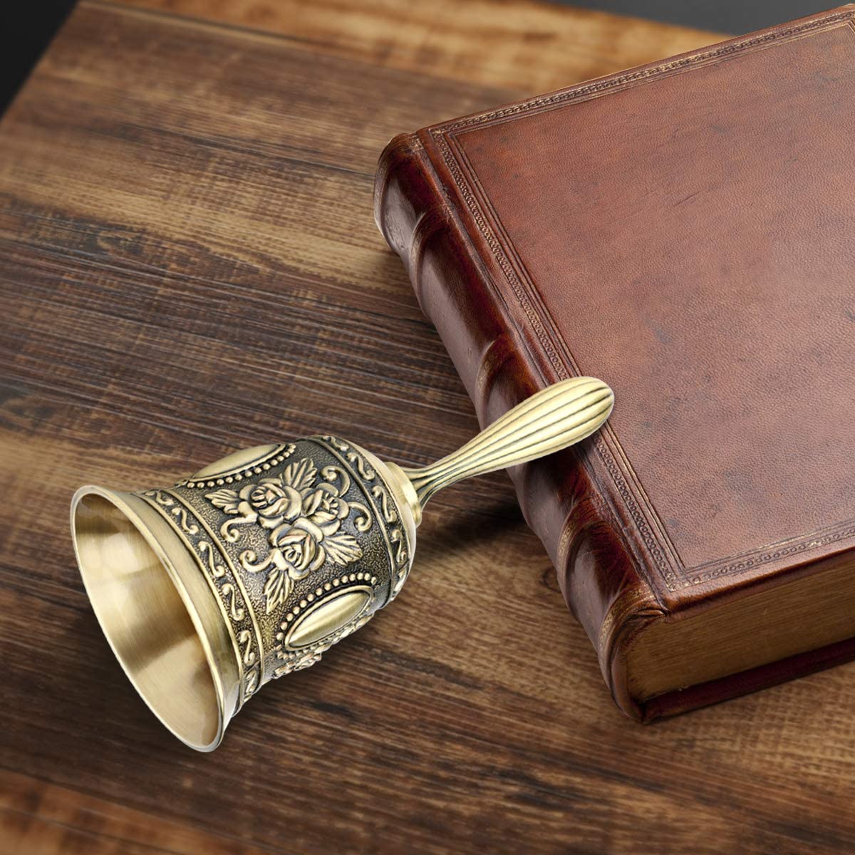 Clopotel de mana, Aliaj de zinc, 5.5x5.5x11.3 cm - eMAG.ro