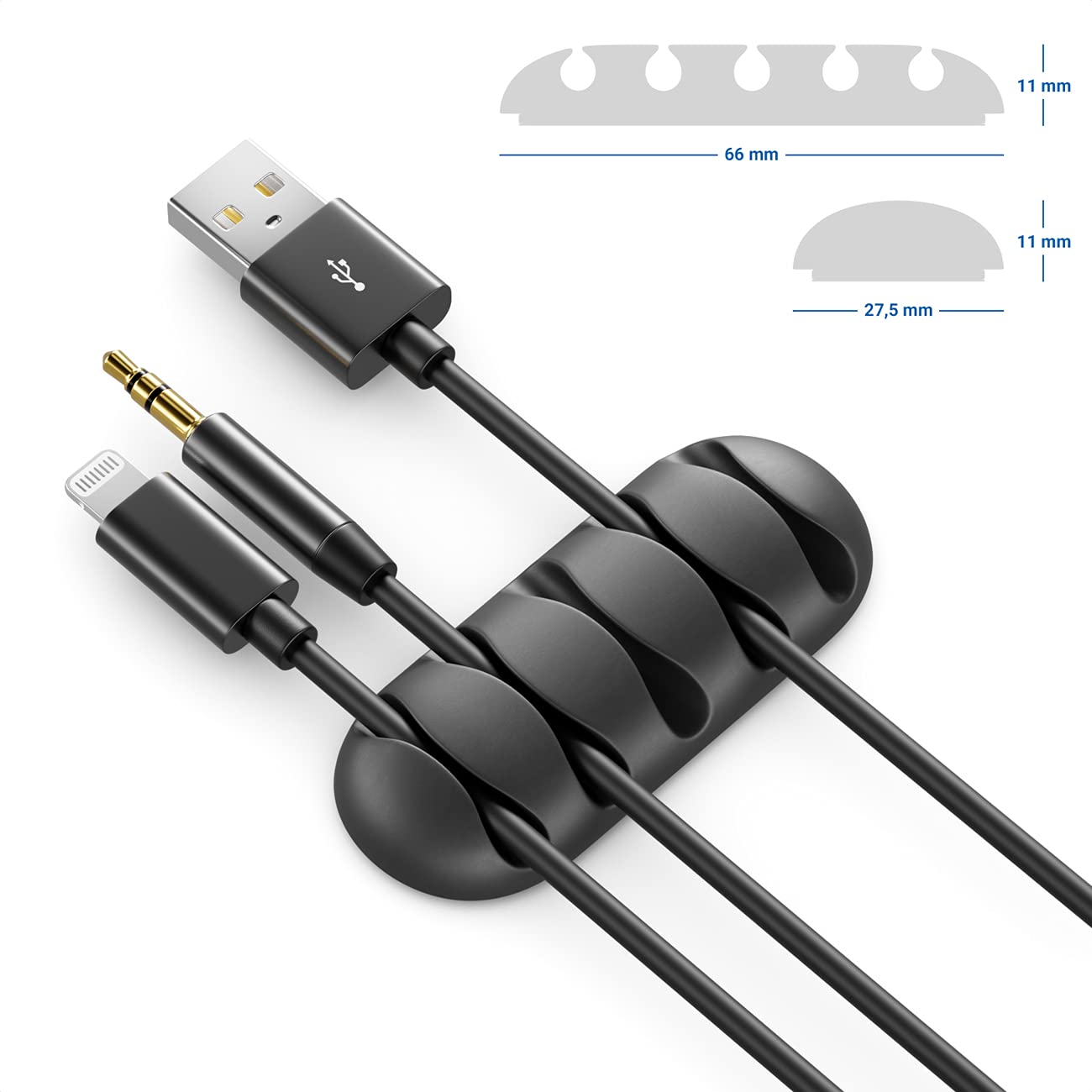 Suporturi pentru 5 cabluri, Organizator de gestionare a cablurilor ...