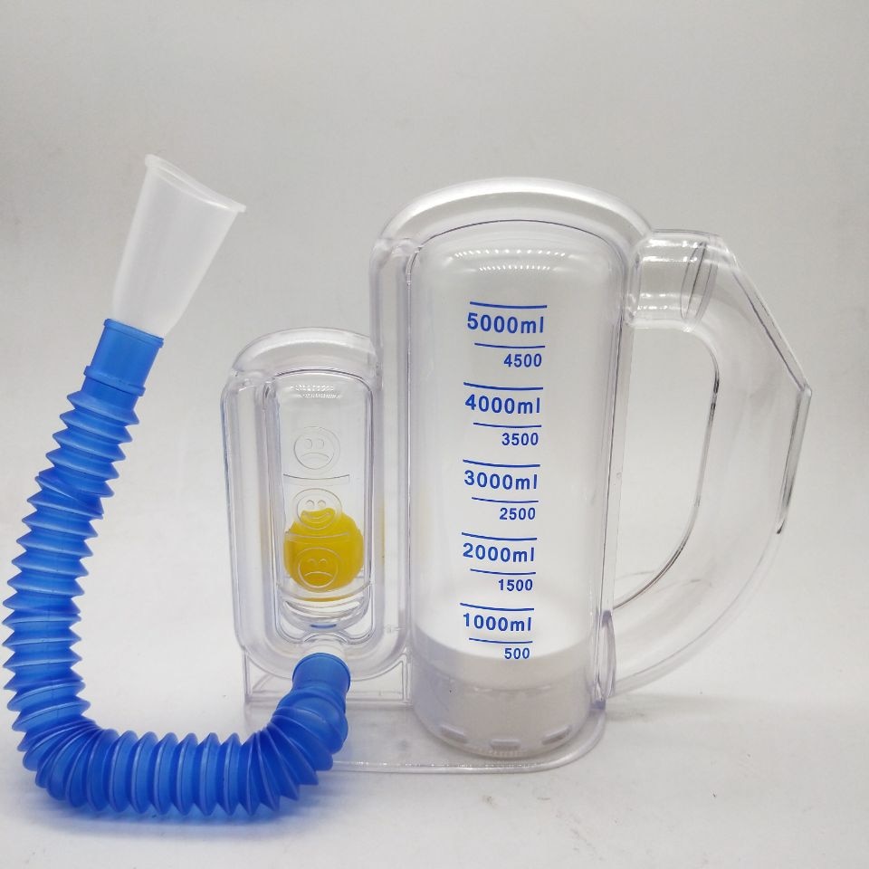 Aparat de exercitiu inspirator, 5000 ml, Spirometru de stimulare, 17.5 ...