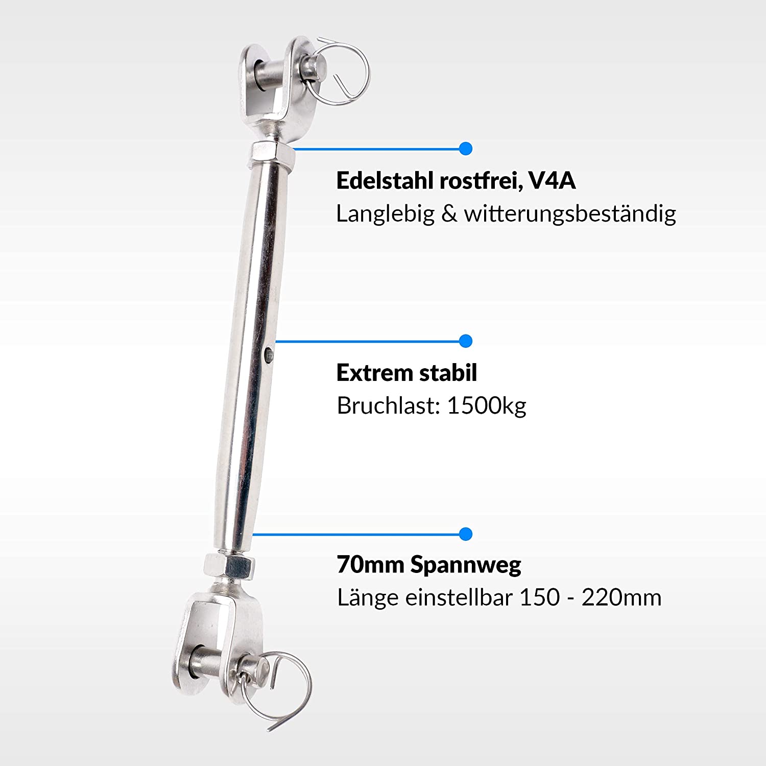 Intinzator cablu, Inox, 2buc, Argintiu - eMAG.ro