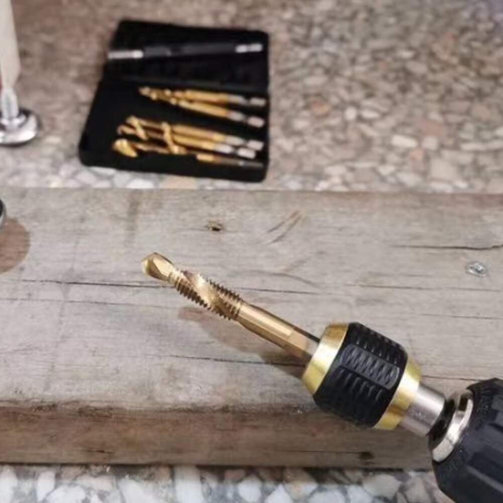 Set 2 mandrine de gaurit, Otel, Cu eliberare rapida, 1/4 '', Cap ...