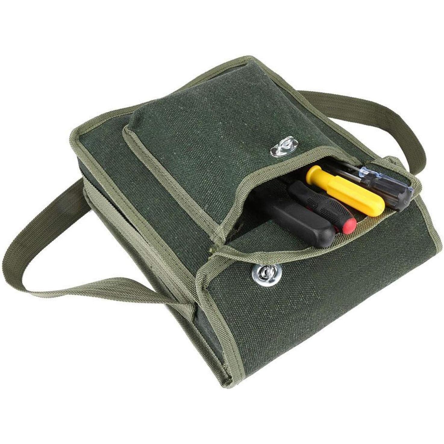 Geanta scule, Textil, Verde - eMAG.ro