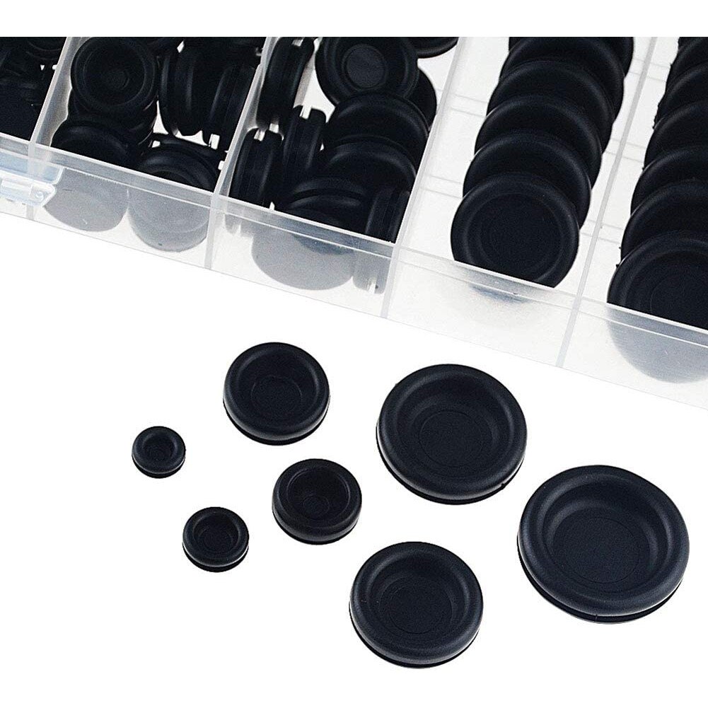 Set 170 saibe, Cauciuc, Negru - eMAG.ro