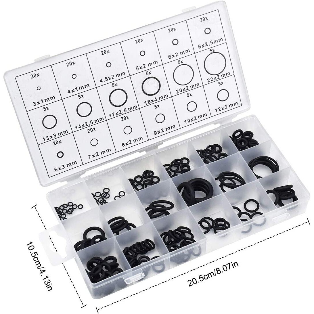 Set 225 Garnituri O Ring Cauciuc 3 22 Mm Negru Emag Ro