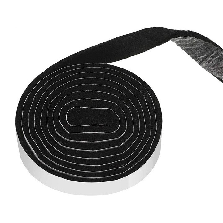 Banda etansare autoadeziva pentru gratar, Textil, 2 cmx2 m, Negru - eMAG.ro