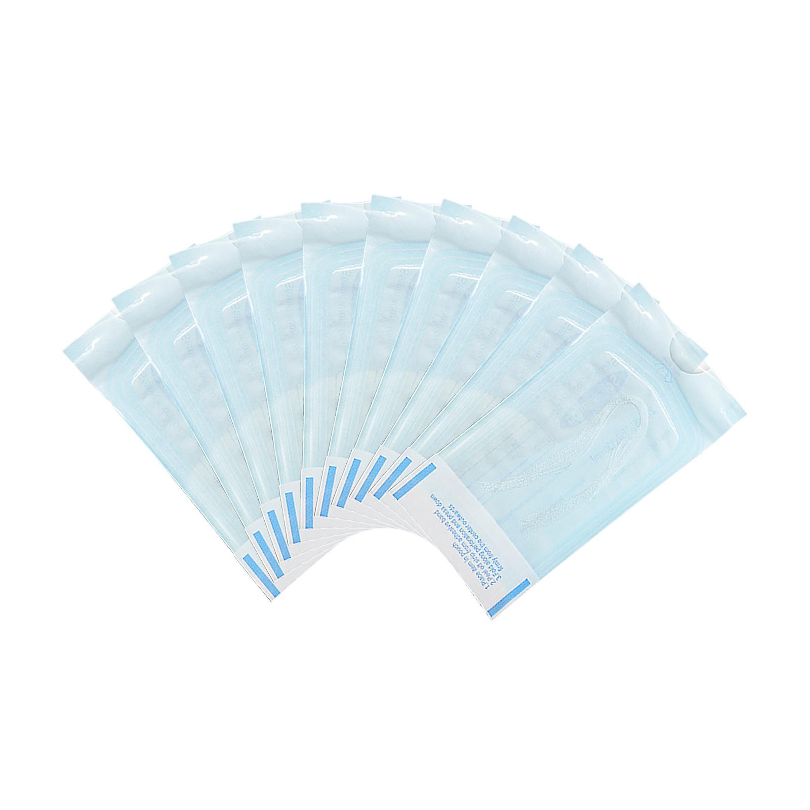 Set 10 pachete cu fire de matase pentru anti-imbatranire, Cu colagen ...