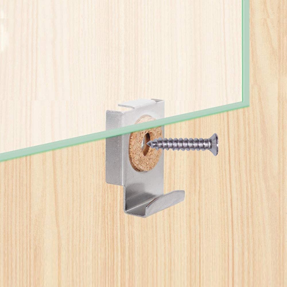 Set cleme fixare, Inox, 32x24 mm, Argintiu - eMAG.ro