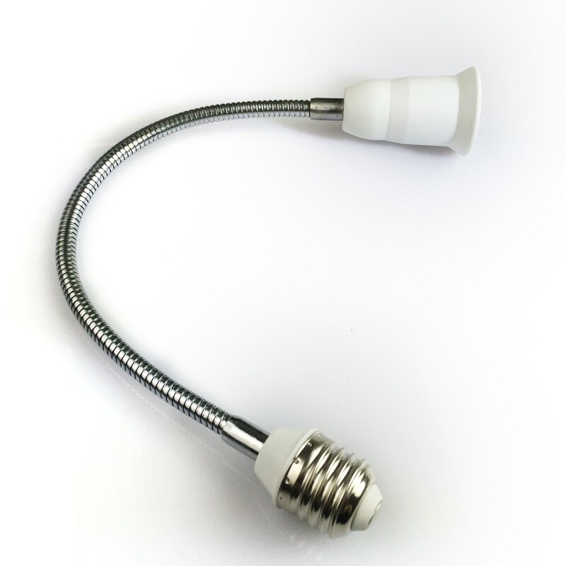 Suport pentru bec, LED E27, Soclu adaptor, Flexibil, 30 cm - eMAG.ro