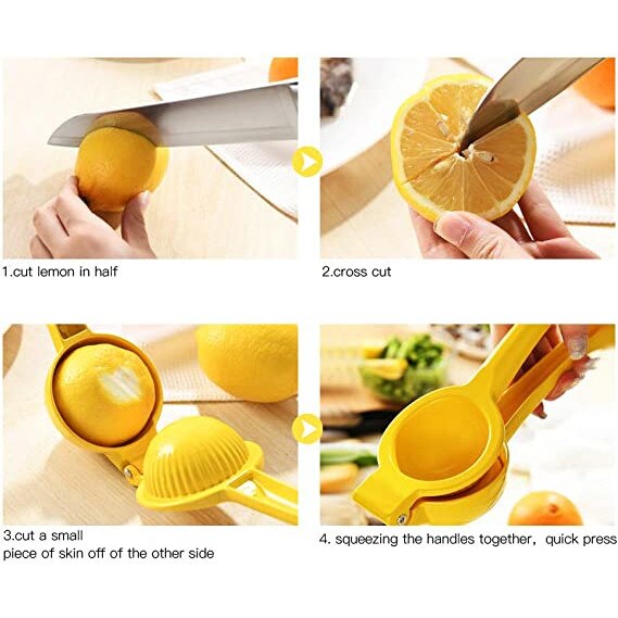 Storcator manual de citrice, Plastic, Galben - eMAG.ro