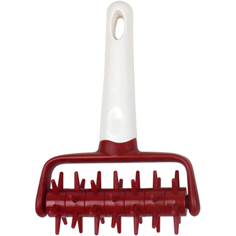 Rola pentru aluat, Plastic, Alb/Rosu - eMAG.ro