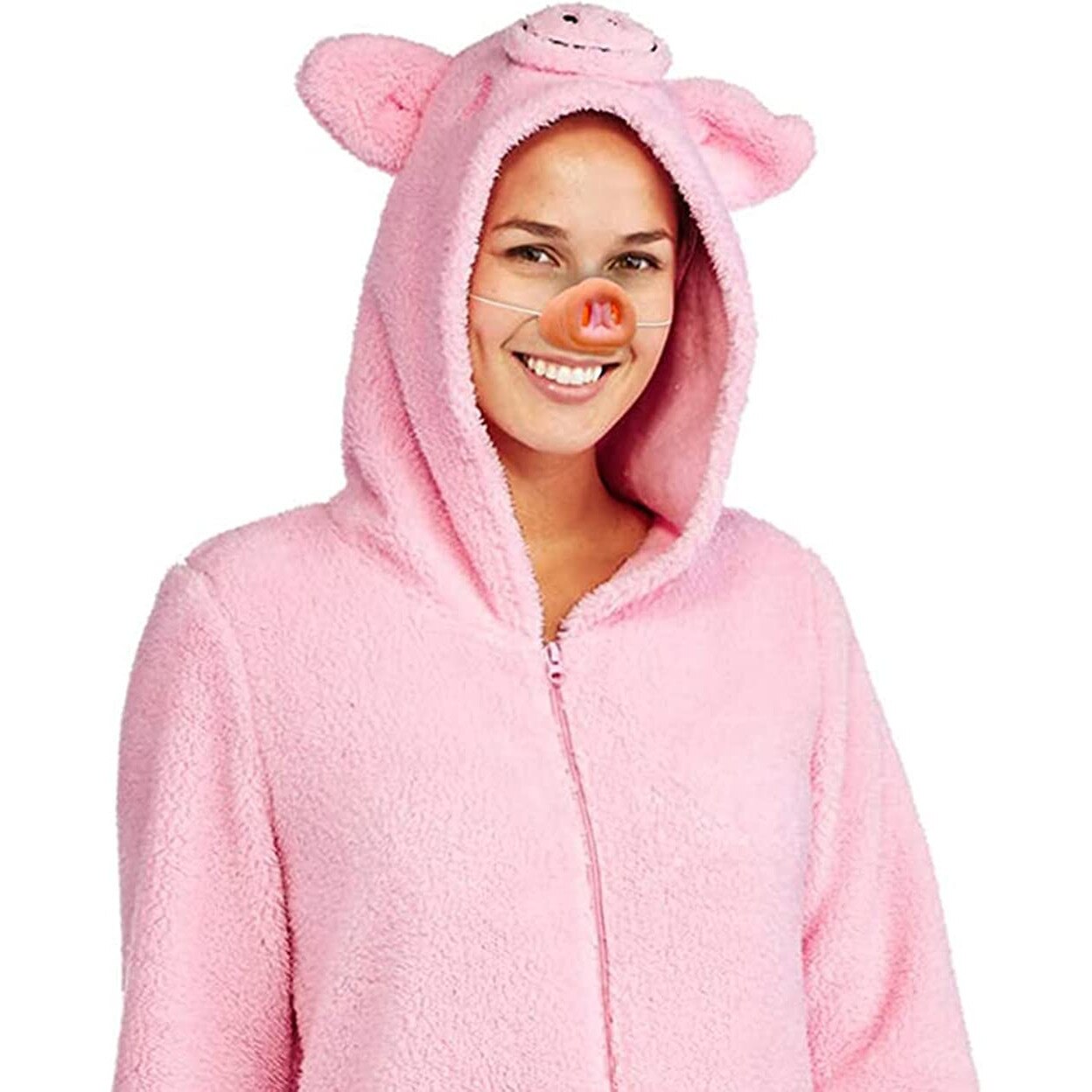 Masca de Halloween, nas de porc, pentru copii, fara latex - eMAG.ro