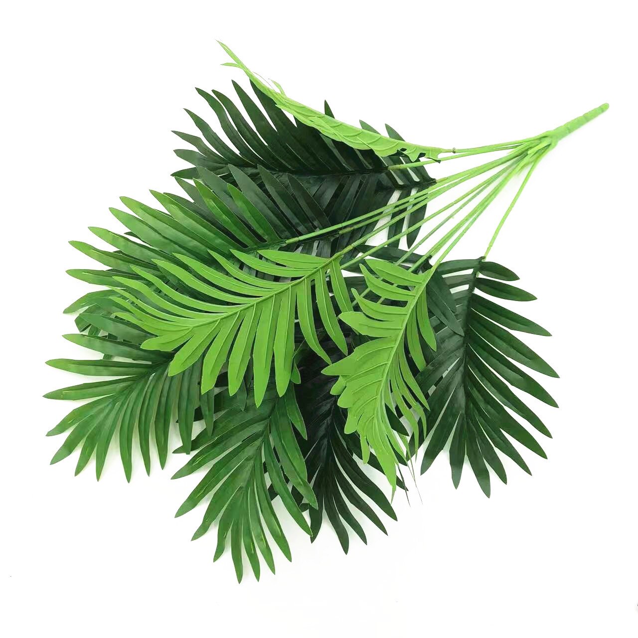 Planta artificiala inelara cu frunze tropicale, Verde - eMAG.ro