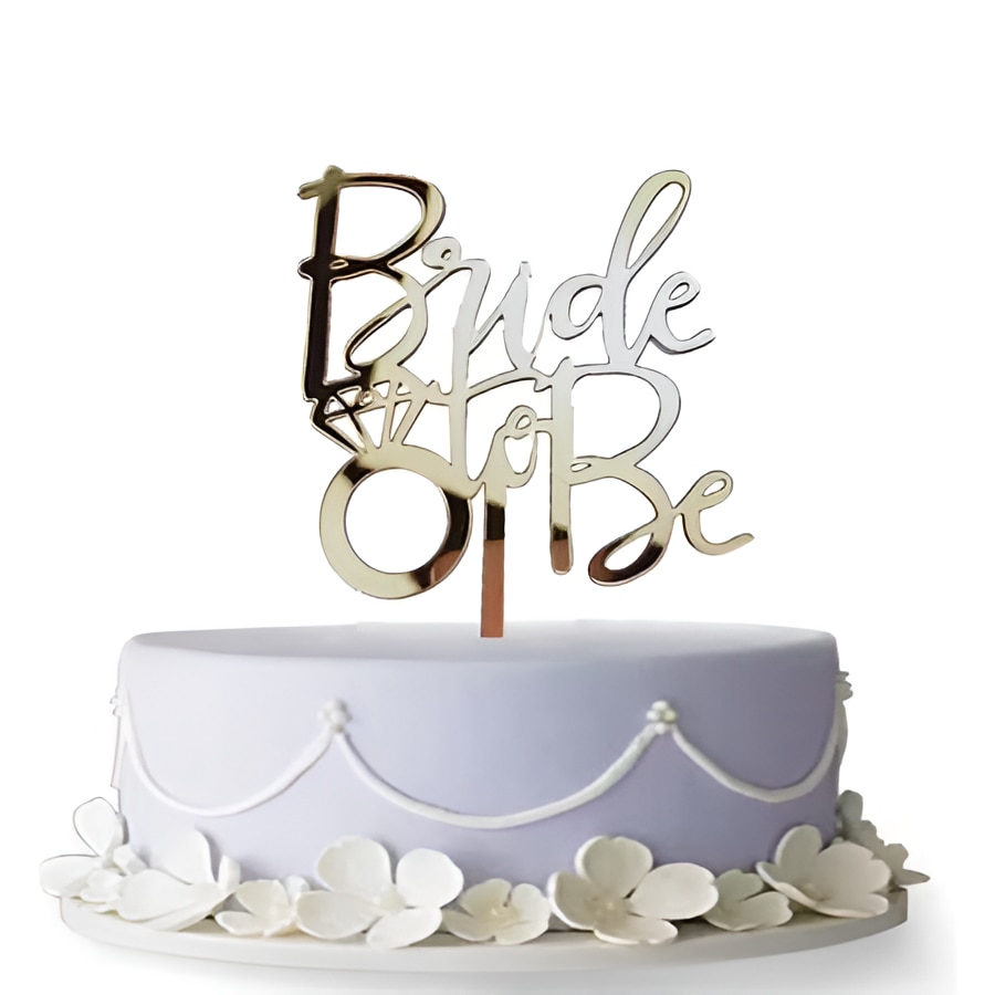 Decoratiune topper pentru tort, Bride to Be, special pentru petrecerea ...