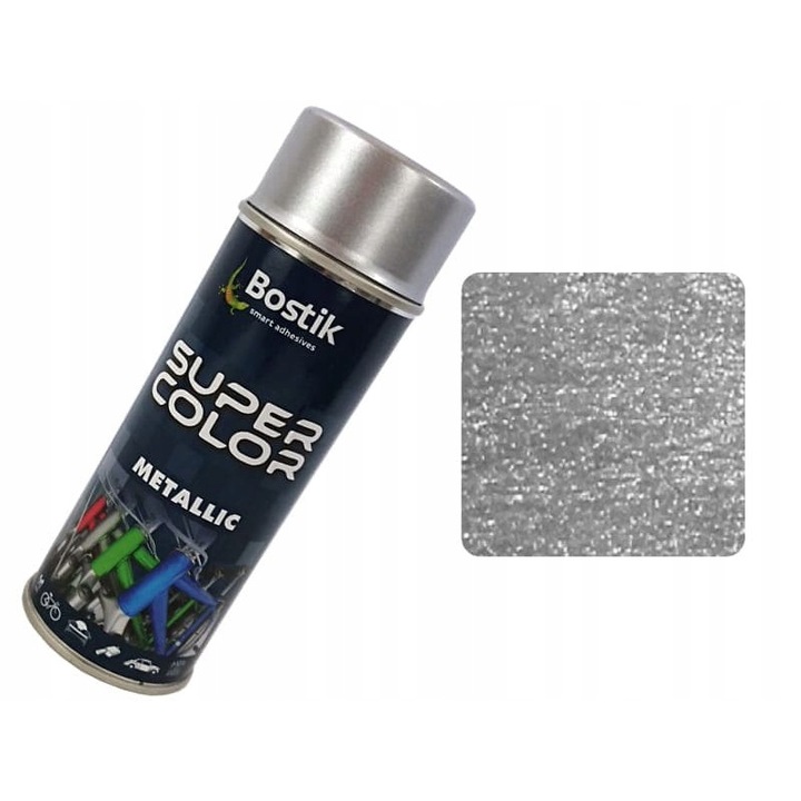 Универсална спрей боя, Bostik, 400 ml, сребриста - eMAG.bg