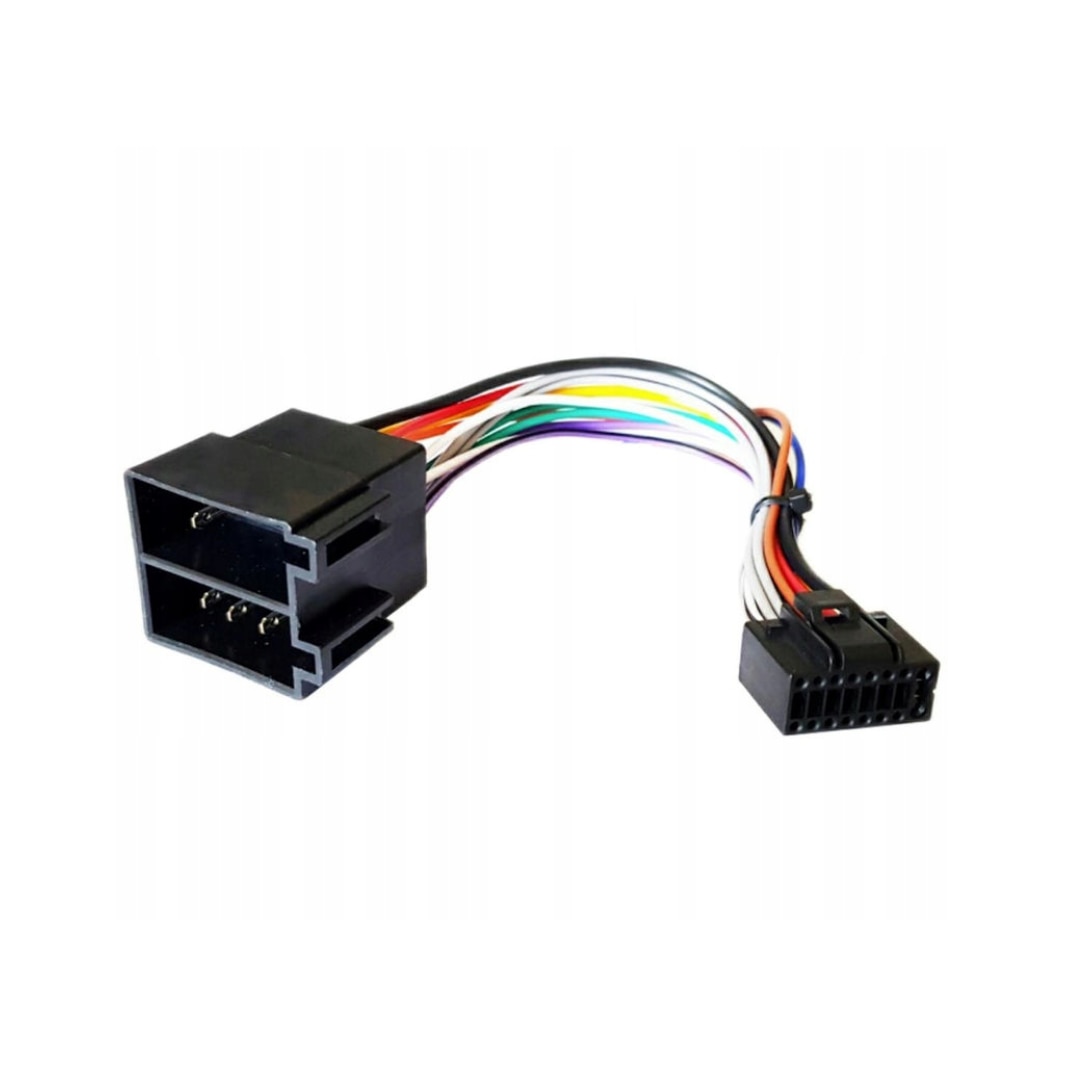 Conector auto, Zola®, ISO 2 DIN, 14 pini, 2.2x1 cm, negru, din plastic ...