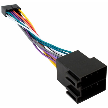 Conector auto, Zola®, ISO 2 DIN, 14 pini, 2.2x1 cm, negru, din plastic ...