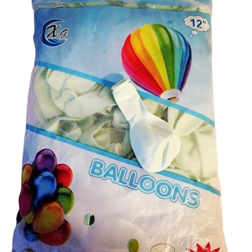 Set 100 baloane verde menta, latex 25cm - eMAG.ro