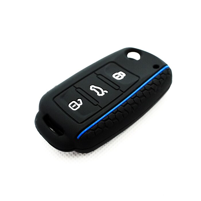 Husa Cheie Auto tip Volkswagen/Skoda/Seat, EHS E-Husa®, din silicon ...