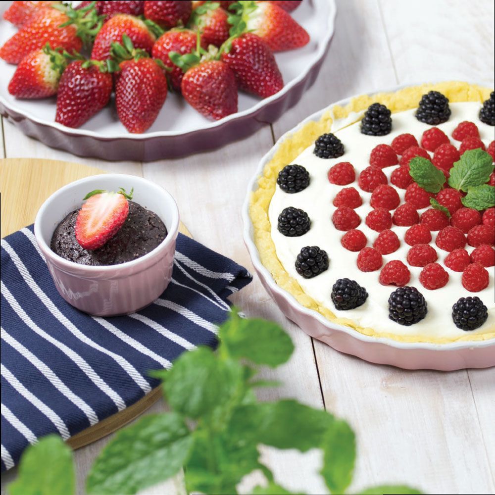 Комплект 6 съда за рамекин Ambition Ginger, Керамика, 9 см / 150 мл ...