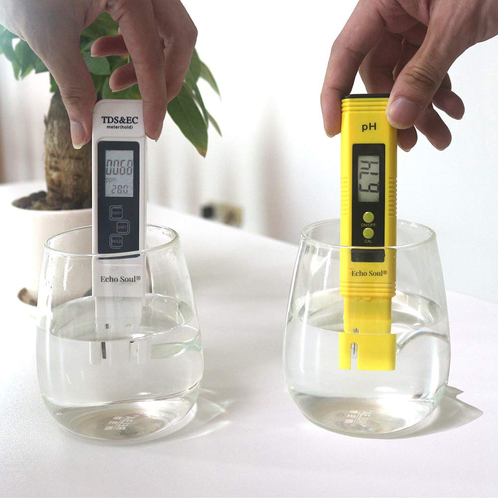 Set 2 testere de calitate a apei potabile Echo Soul®, 4 in 1 ...