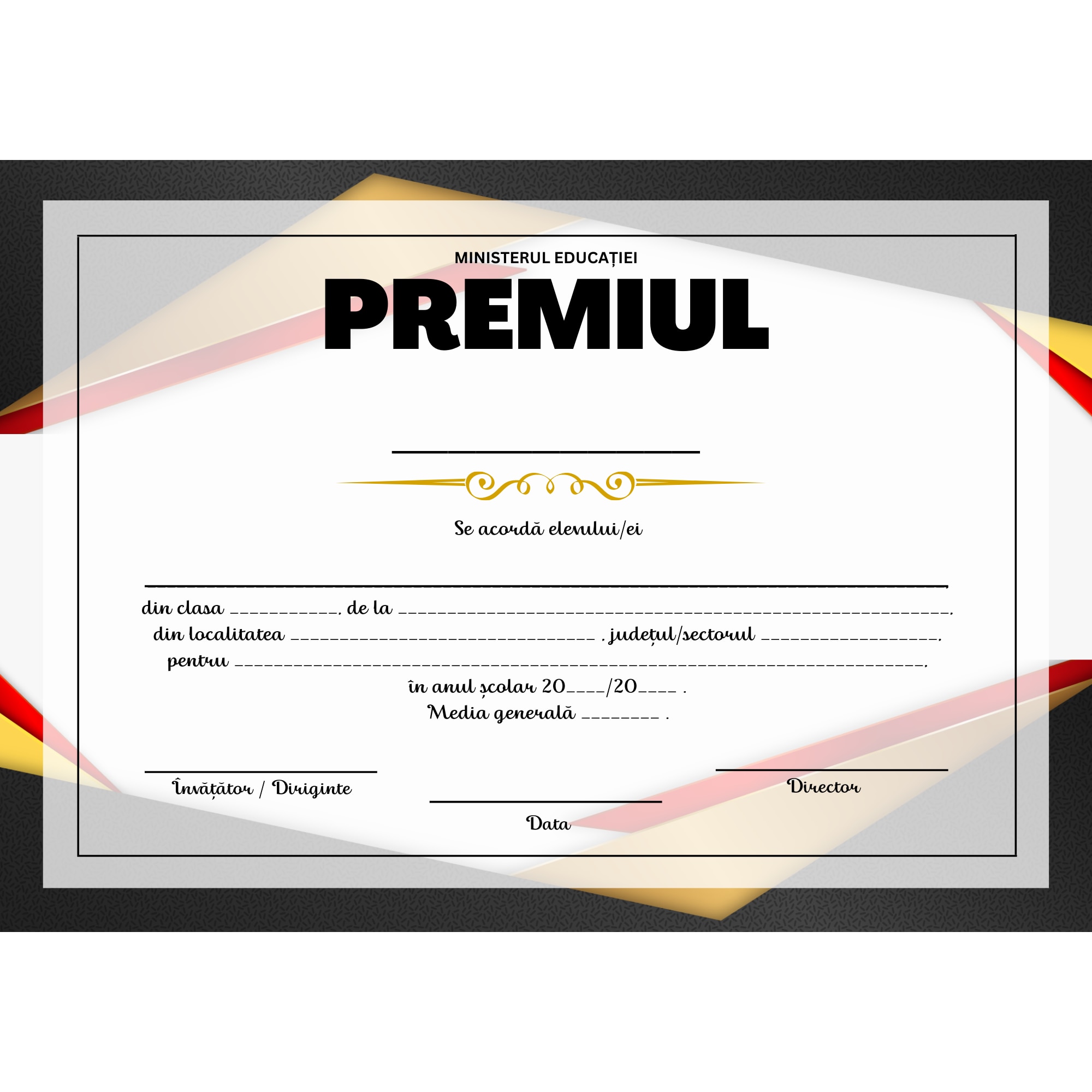 Diploma de acordare a PREMIULUI - ARQ018 - eMAG.ro