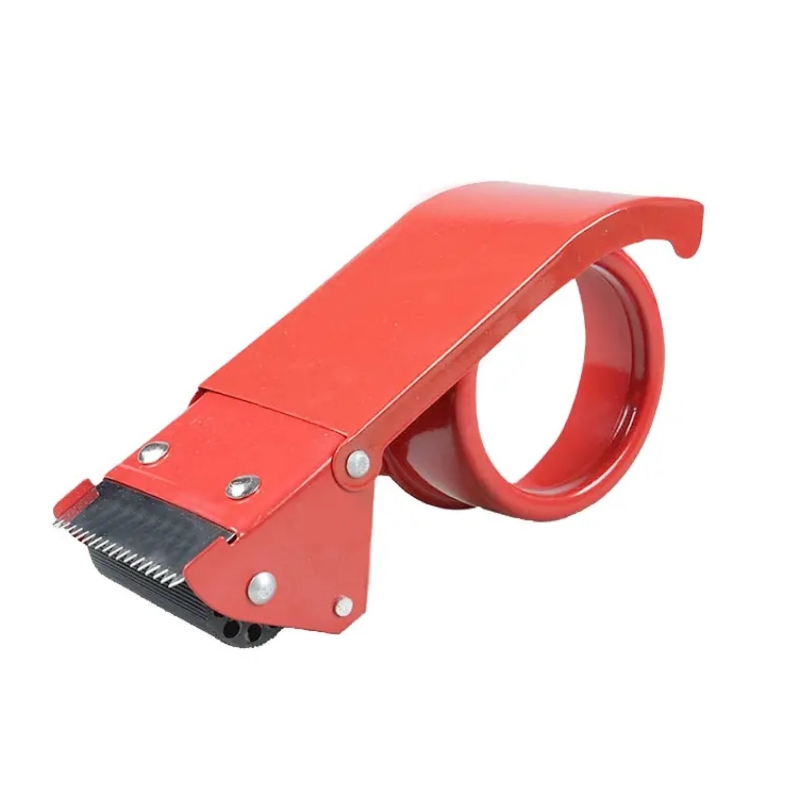 Dispenser rola scotch, metalic, rosu - eMAG.ro