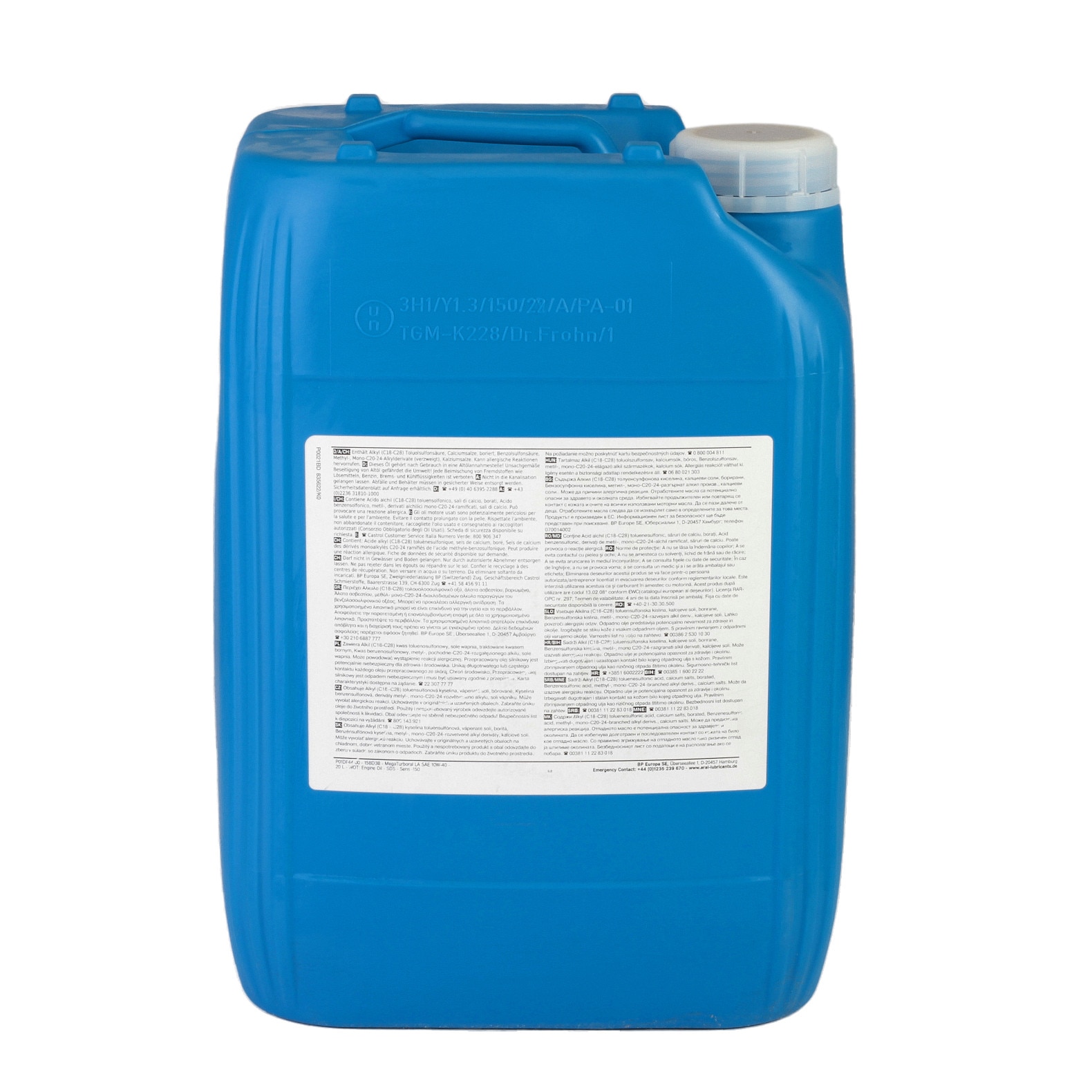 Ulei motor Aral Mega Turboral LA 10W40 20L - eMAG.ro