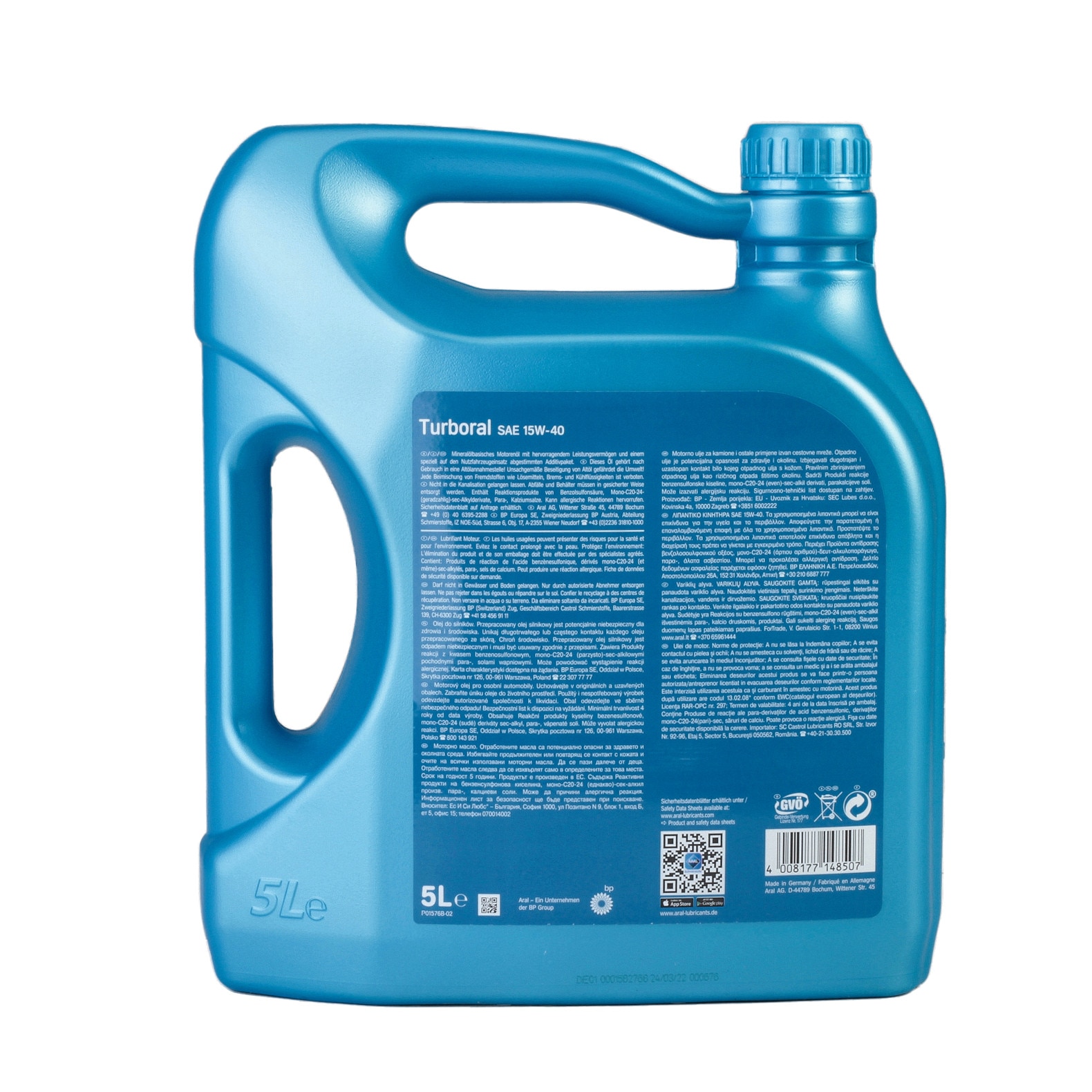 Ulei motor Aral Turboral 15W40 5L - eMAG.ro