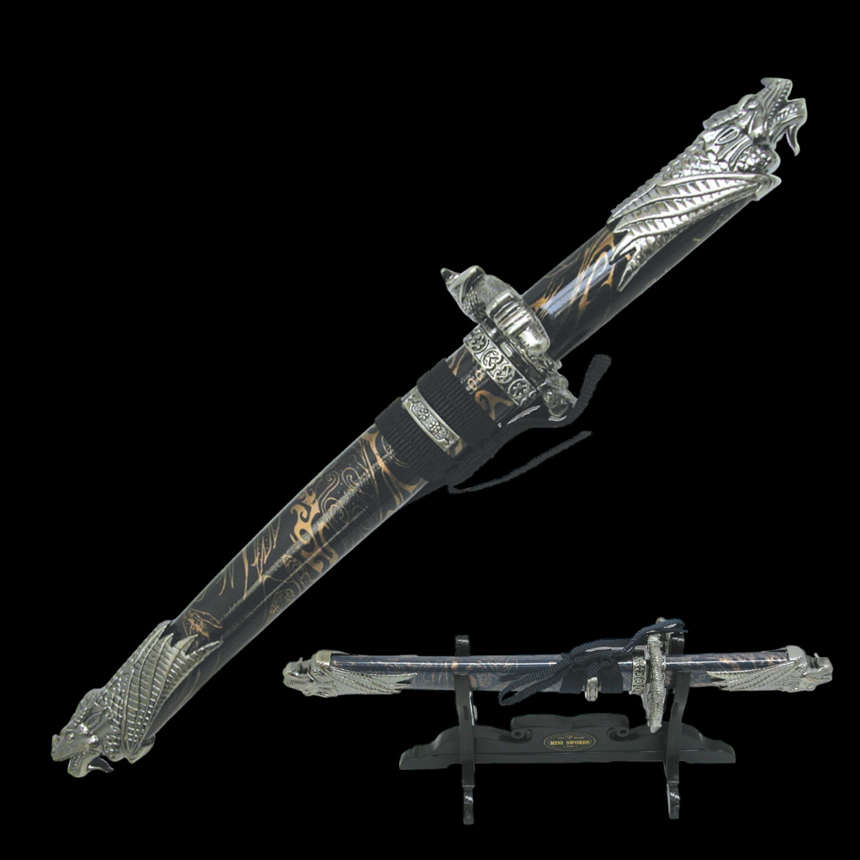 Cutit Tanto cu Teaca, Lama Neteda, Inox, 25cm, S-237BK - eMAG.ro