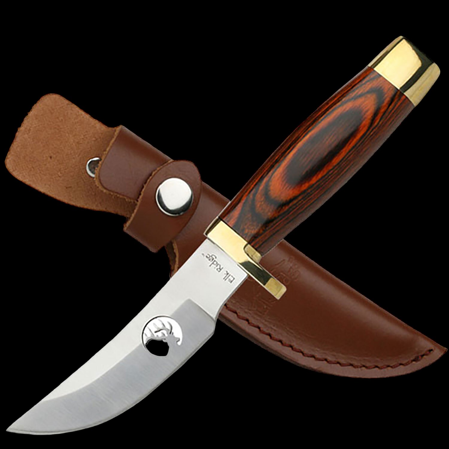 Cutit de Vanatoare Profesional cu Husa, Lama Fixa, Inox, ER-050 - eMAG.ro