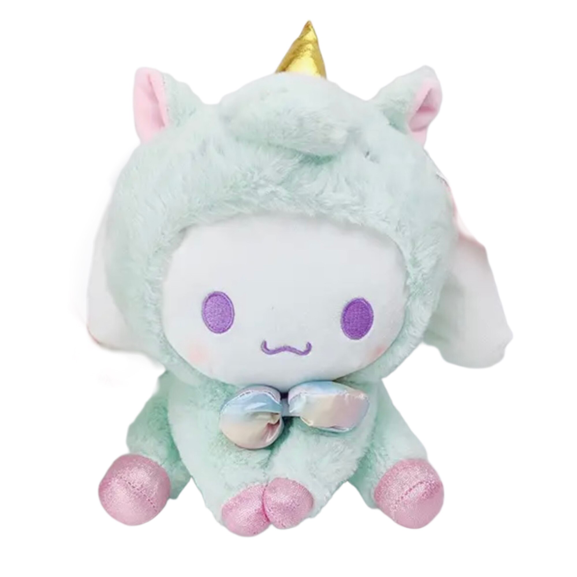 Jucarie de plus Sanrio Hello Kitty, Cinnamoroll in costum de unicorn ...