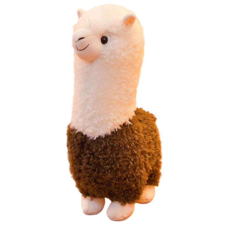 Jucarie de plus LAMA, 30Cm, Maro - eMAG.ro