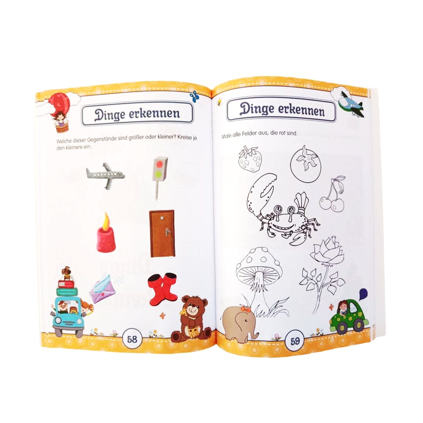 Carte pentru copii in limba germana cu exercitii distractive si ...