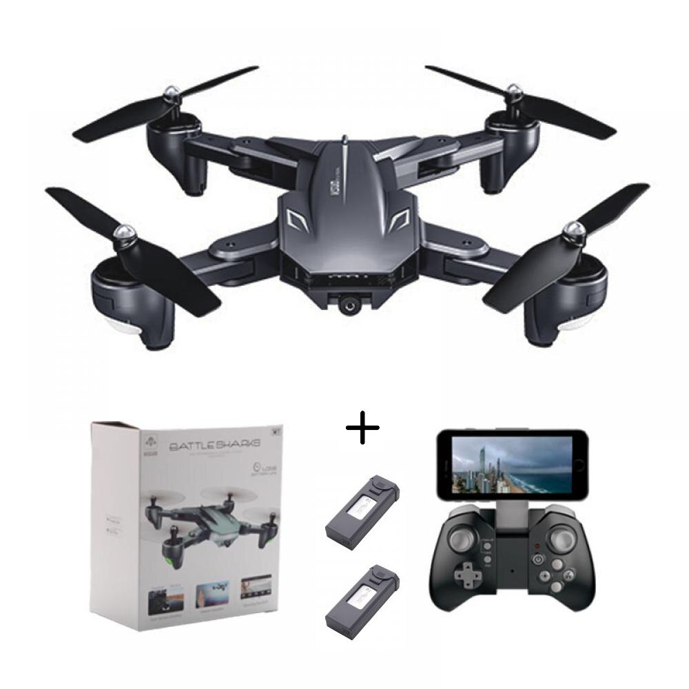 Drona Visuo XS816 4K, 2 acumulatoare, brate pliabile, wifi, buton de ...