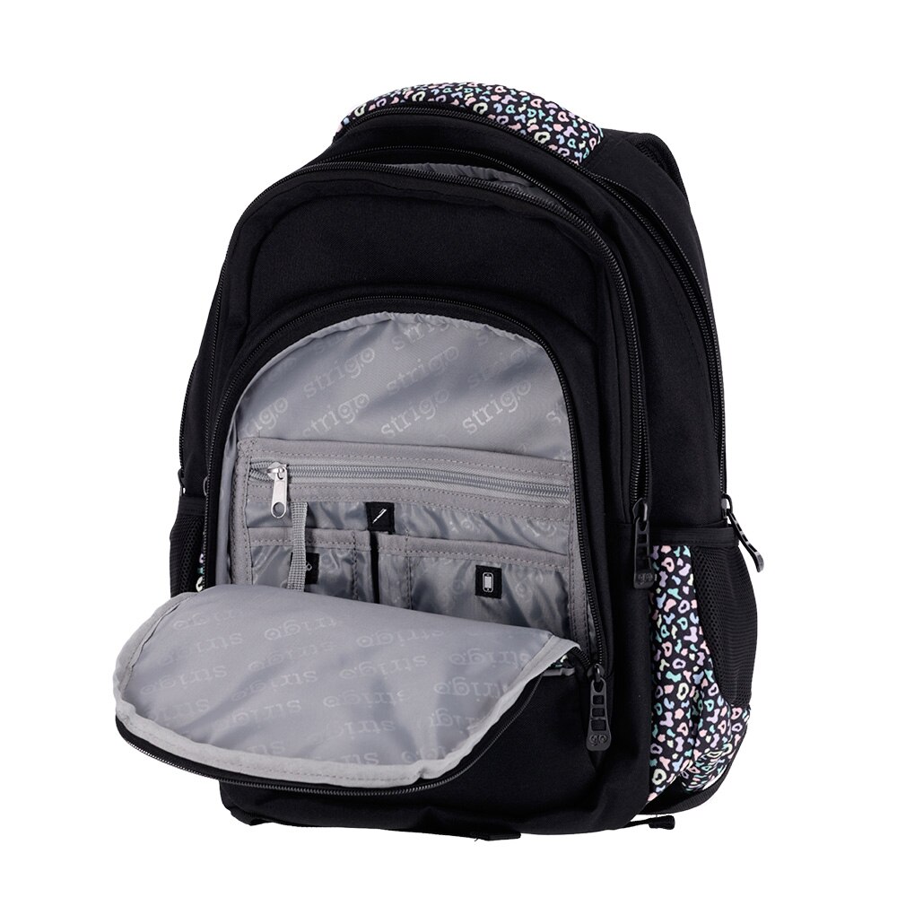 Ghiozdan Strigo Misty+ Black Pastel PL007 - eMAG.ro