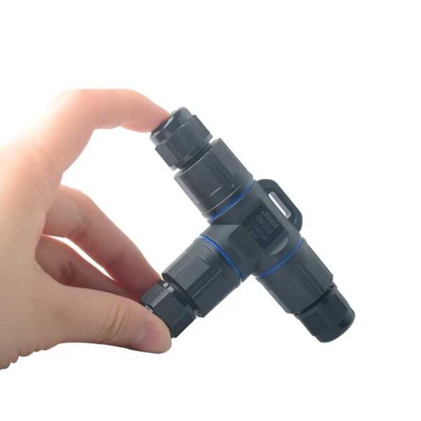 Conector Electric Impermeabil IP68 pentru 3 Cabluri – 2 poli - eMAG.ro