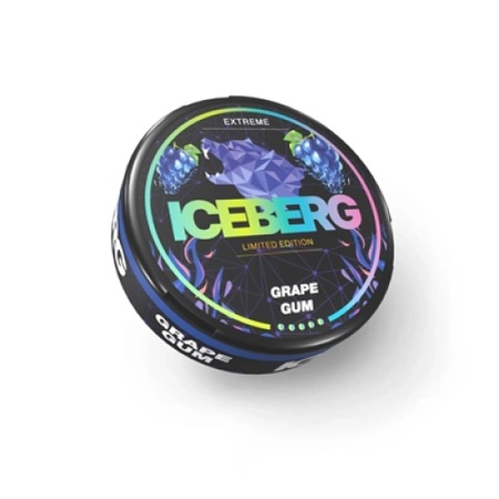 Pouch cu nicotina - Snus Iceberg Grape Gum 130mg - eMAG.ro