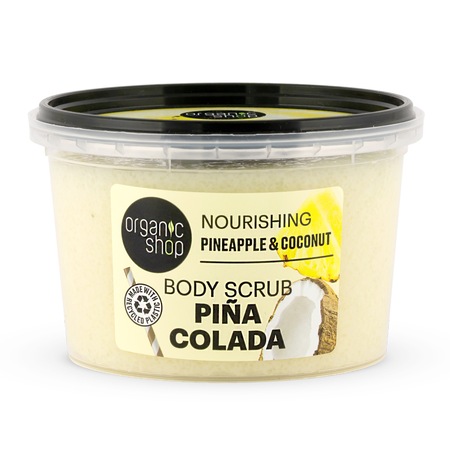 Scrub de corp nutritiv cu ananas si cocos Organic Shop Pina Colada, 250 ...