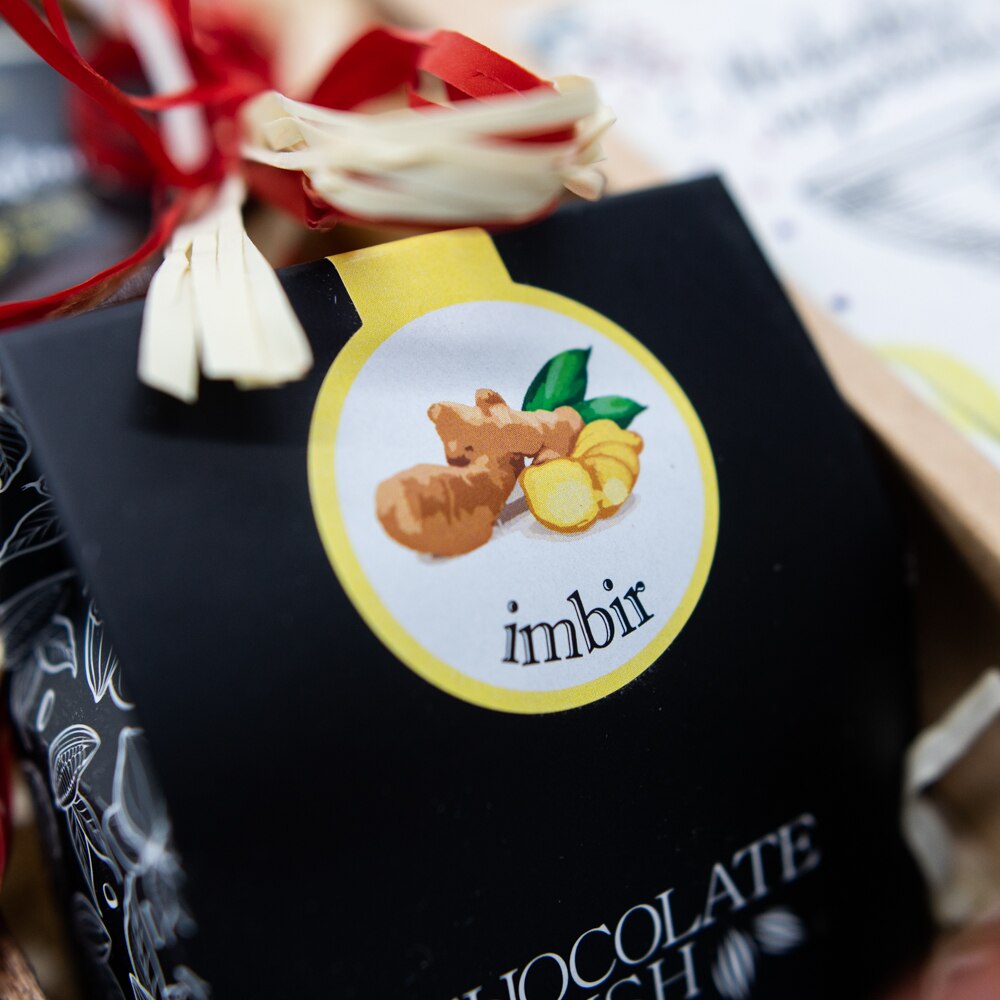 Cos cadou, Ekoloco, Ghimbir in ciocolata/Fructe uscate - eMAG.ro