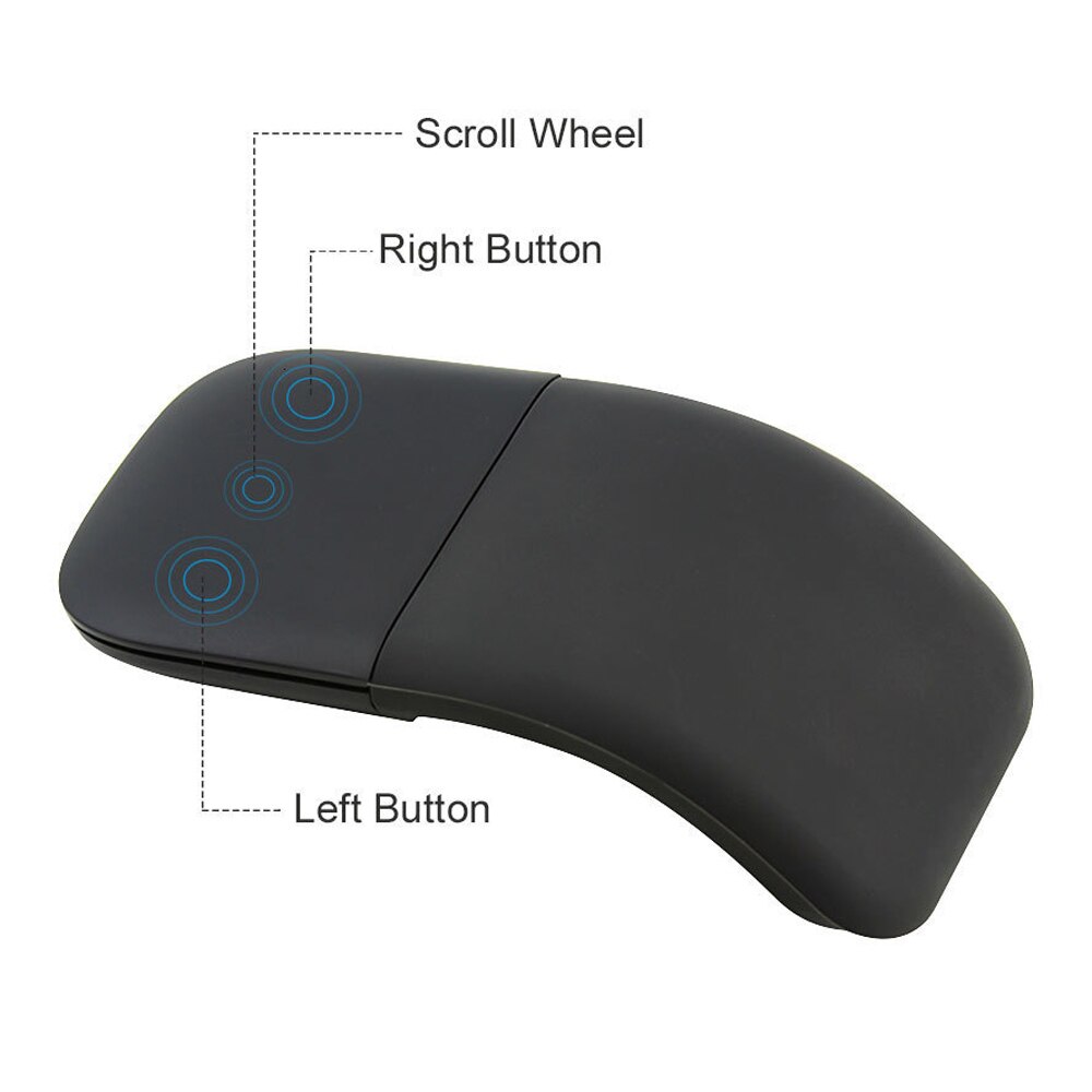 Mouse wireless, Bluetooth, pliabil, Arc Touch - eMAG.ro