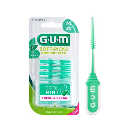 Set 40 periute Interdentare pentru caratare, GUM, Soft-Picks Comfort ...