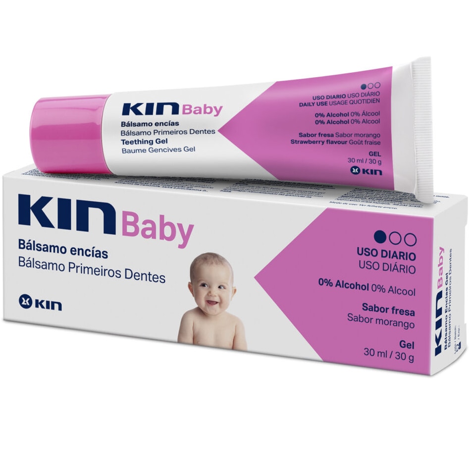Gel natural de dentitie calmant, KIN Baby, 30 ml - eMAG.ro