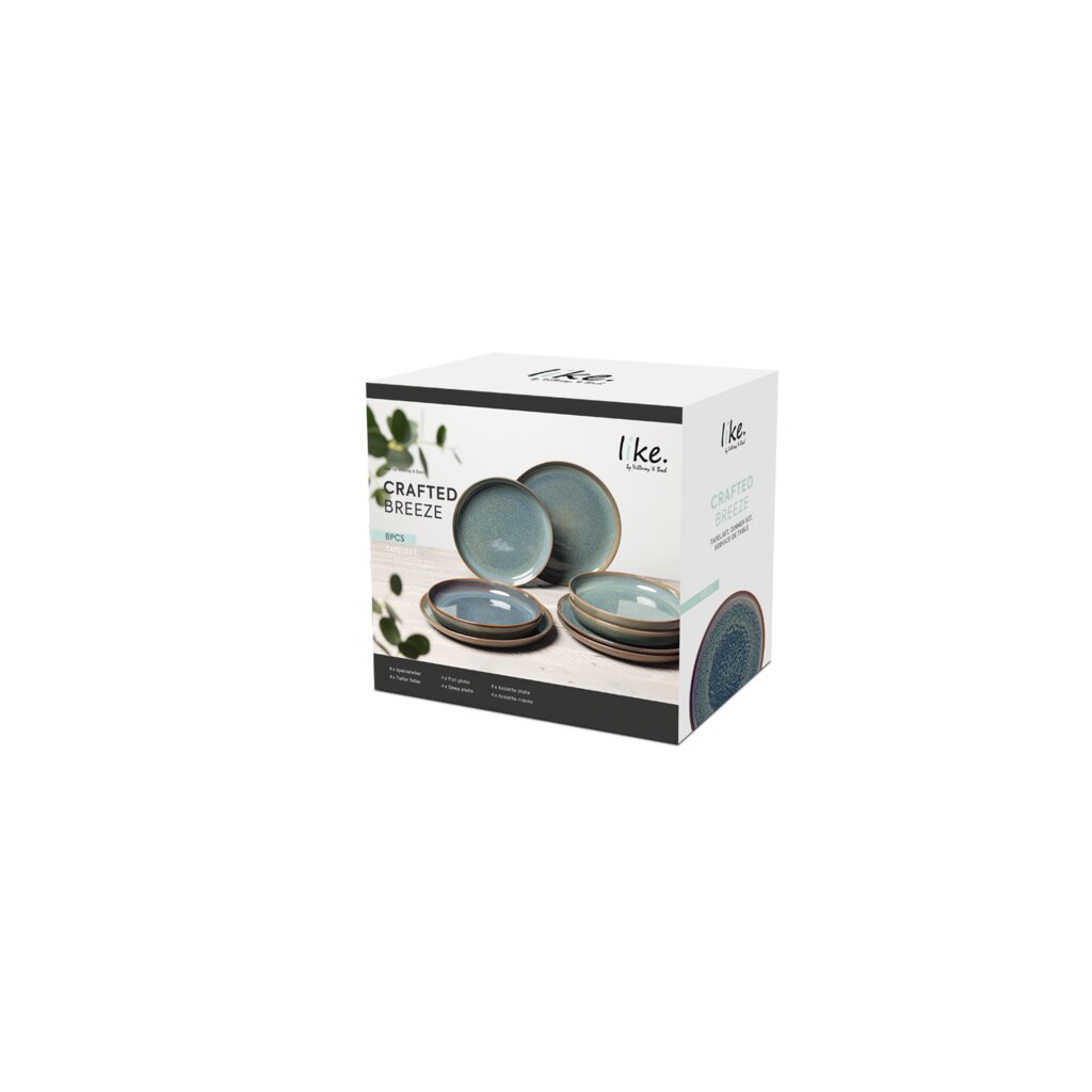 Set 8 piese pentru cina Crafted Breeze-Villeroy and Boch, portelan ...