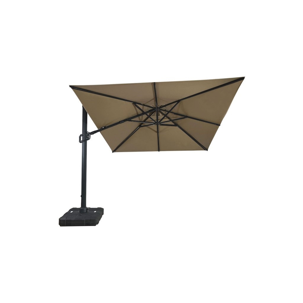 Umbrela de soare 3x3m pentru terasa si gradina, Virtuoso, aluminiu ...