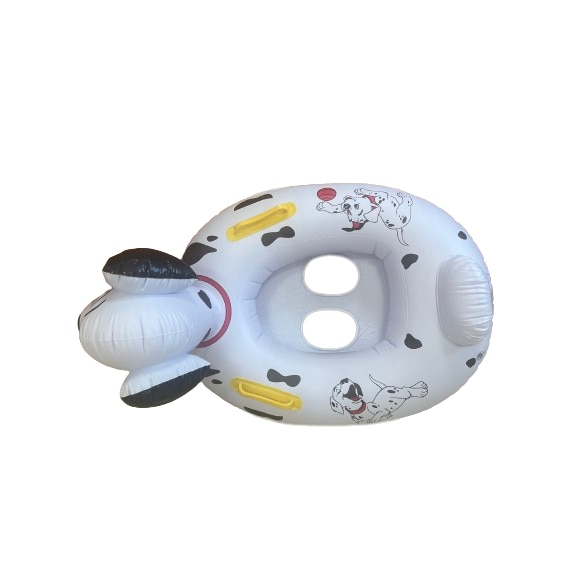 Colac inot tip barcuta pentru copii, catel, Alb - eMAG.ro