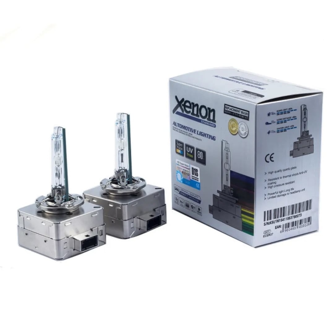 Set 2 becuri xenon D1S AutoREY® Premium, soclu metalic Quick StarT ...